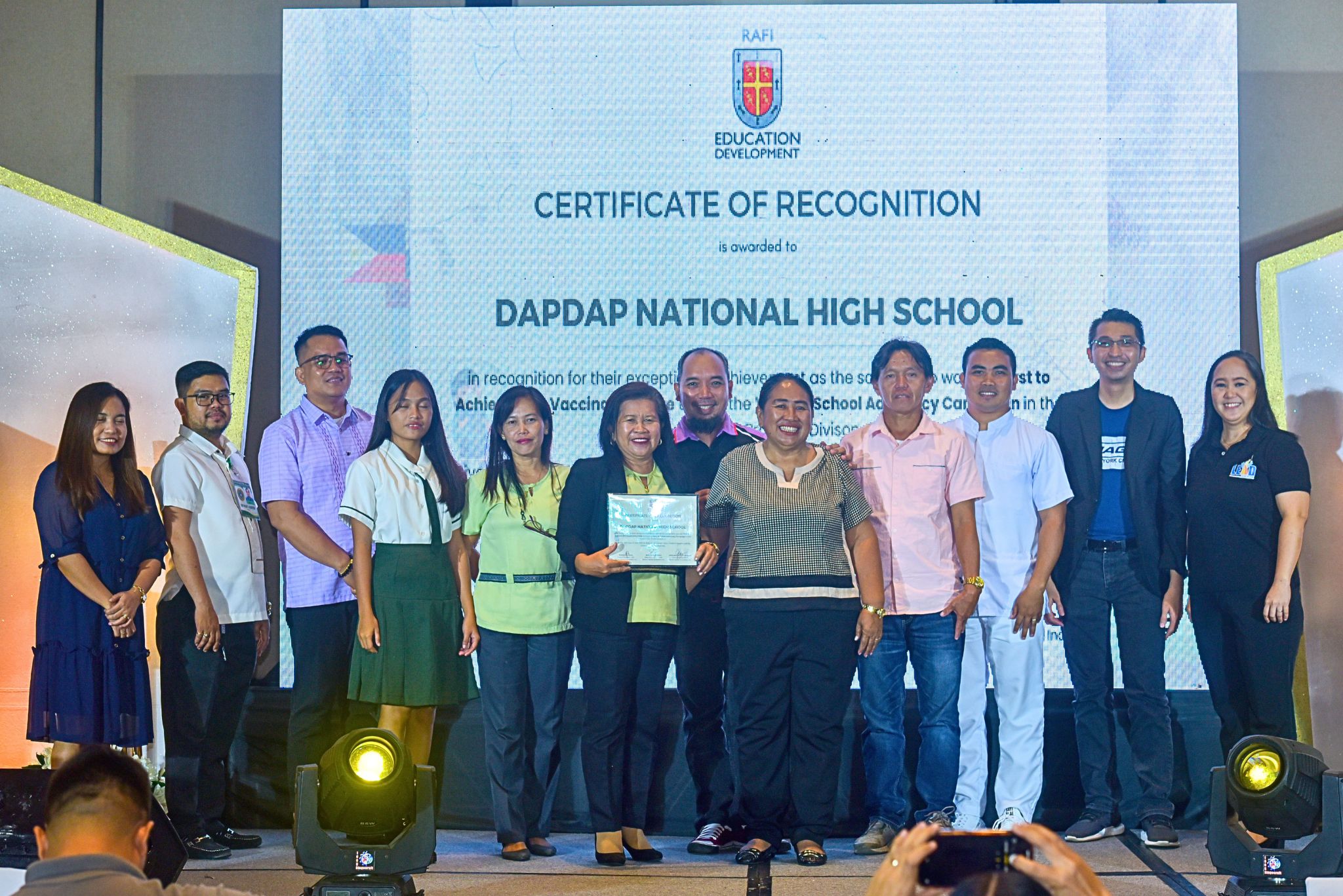RAFI EDU Recognizes Public Schools in Cebu Province through Vacc to ...